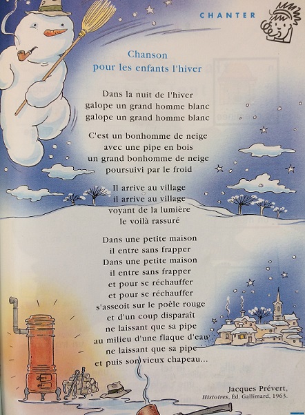 Chanson pour les enfants l'hiver - École primaire de Ferrières en Bray