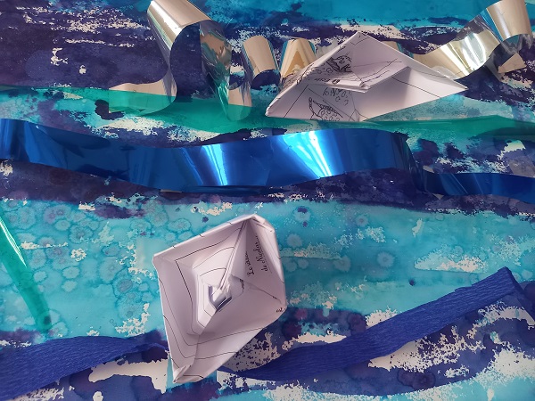 Au bord de la mer ... Arts visuels CE1 - École primaire de Ferrières en ...