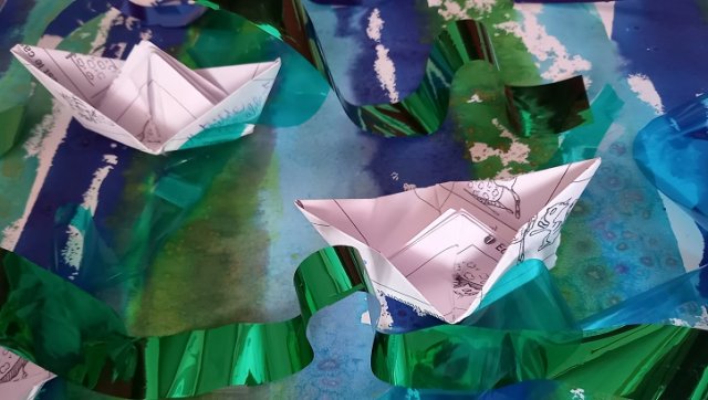 Au bord de la mer ... Arts visuels CE1 - École primaire de Ferrières en ...